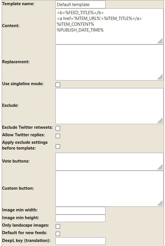 Templates Tutorial - The Feed Reader Bot